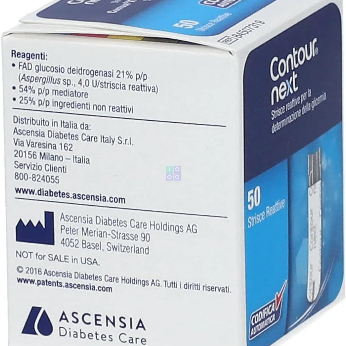 Contour Next Blood Glucose Strips Reactive Measurement, 50 Pieces ...